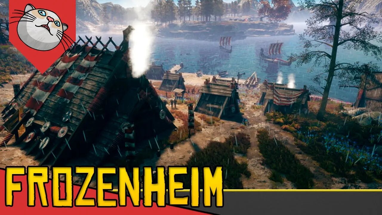 Construa uma VILA VIKING e Lute para SOBREVIVER - Frozenheim ...