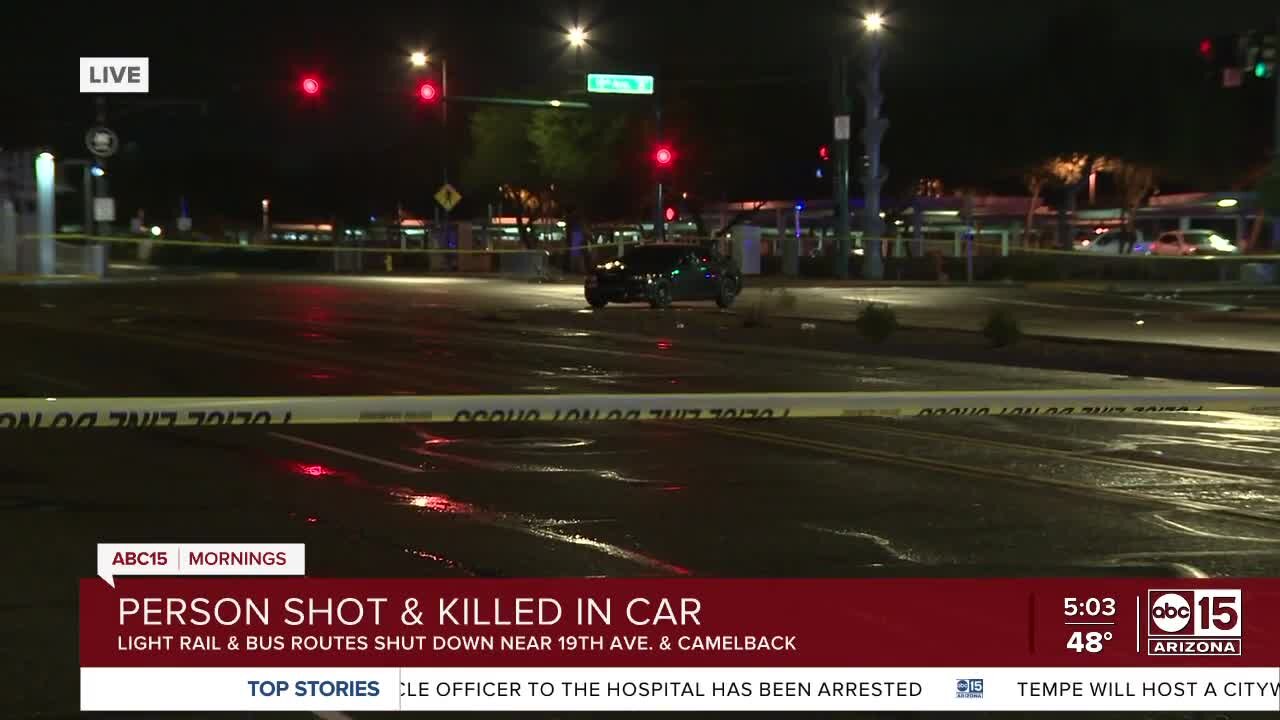 One Person Dead After Shooting Near 19th Avenue And Camelback Road