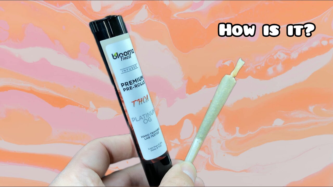 Bloomz 1G THCA “Platinum OG” Pre Roll Review