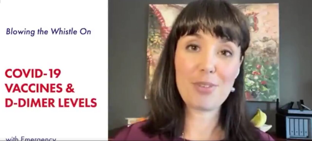 Dr. Rochagne Kilian shows micro blood clots in D dimer tests