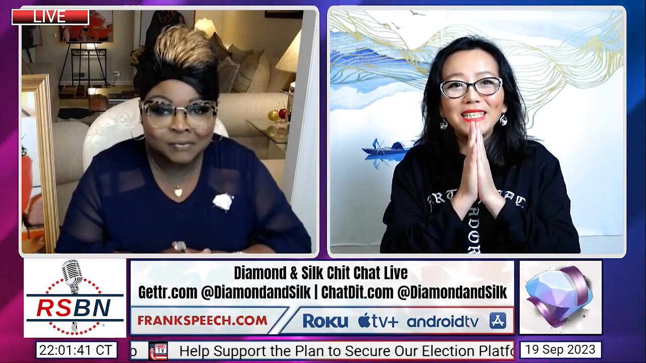 Diamond and Silk Chit Chat Live - Ava Chen is Back to Talk About the ...