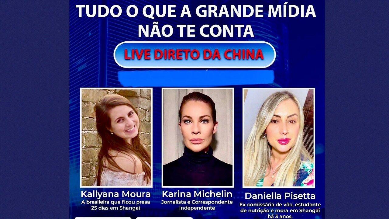 Karina Michelin entrevista Kallyana Moura e Daniella Pisetta durante o ...