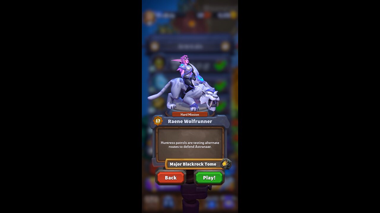 Warcraft Rumble - Heroic Missions - Map 16 Area 5 - Raene Wolfrunner ...