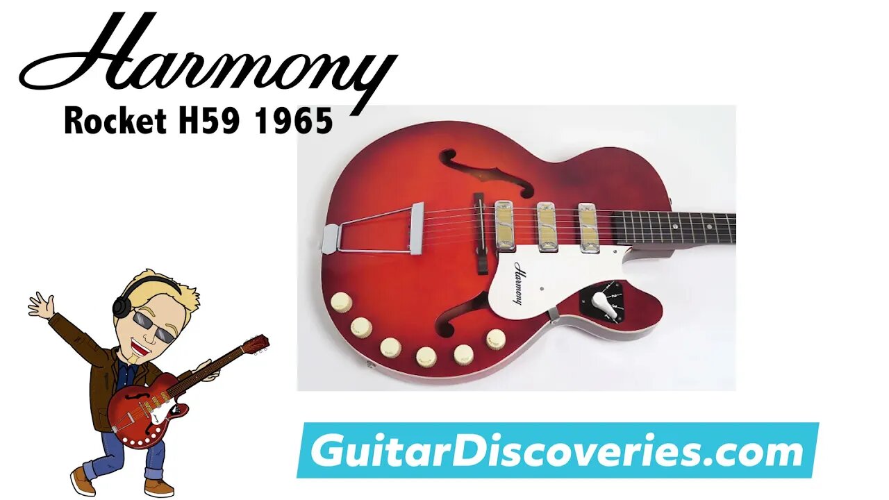 HARMONY ROCKET H59 — Vintage 1965 Hollowbody — Tougher Than the Rest ...