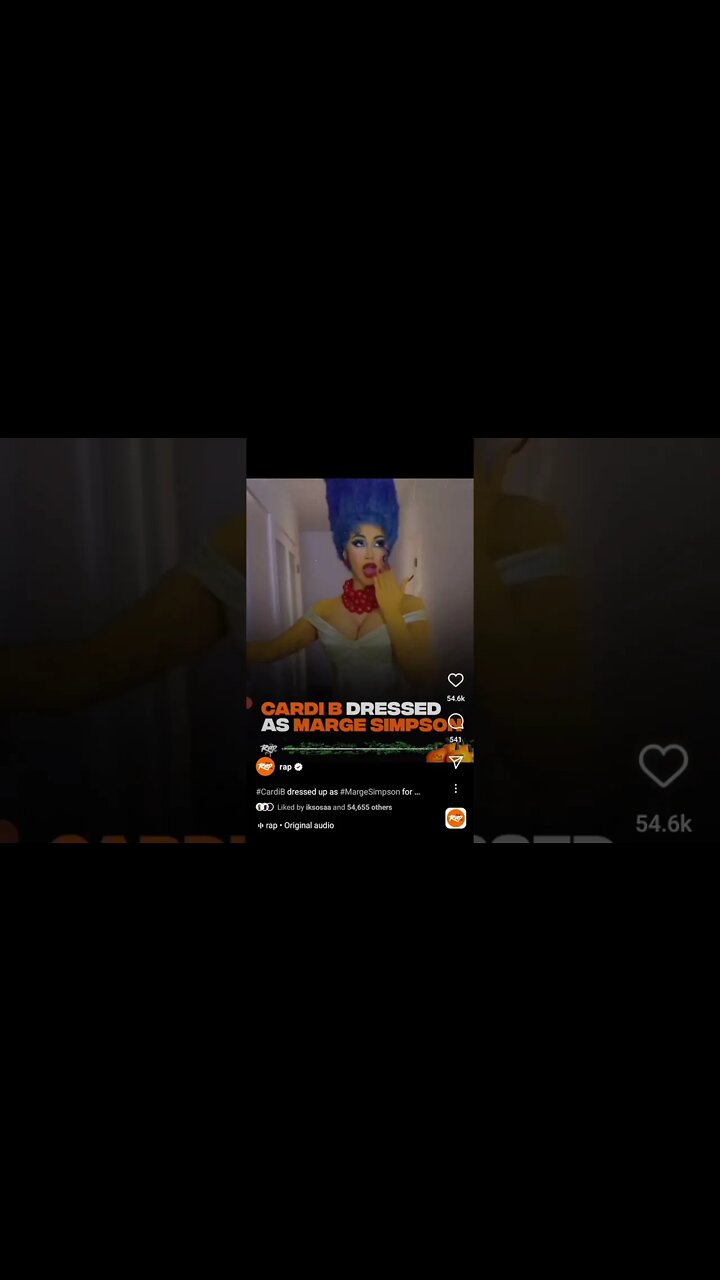 Cardi B dressed as Marge Simpson #cardib #cardi #simpsons #cartoon # ...
