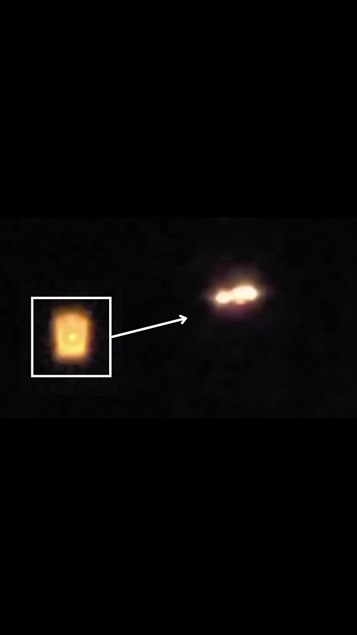 Orange Rectangle Shape UFO With Symbols Same As Oregon UFO @ufonews1