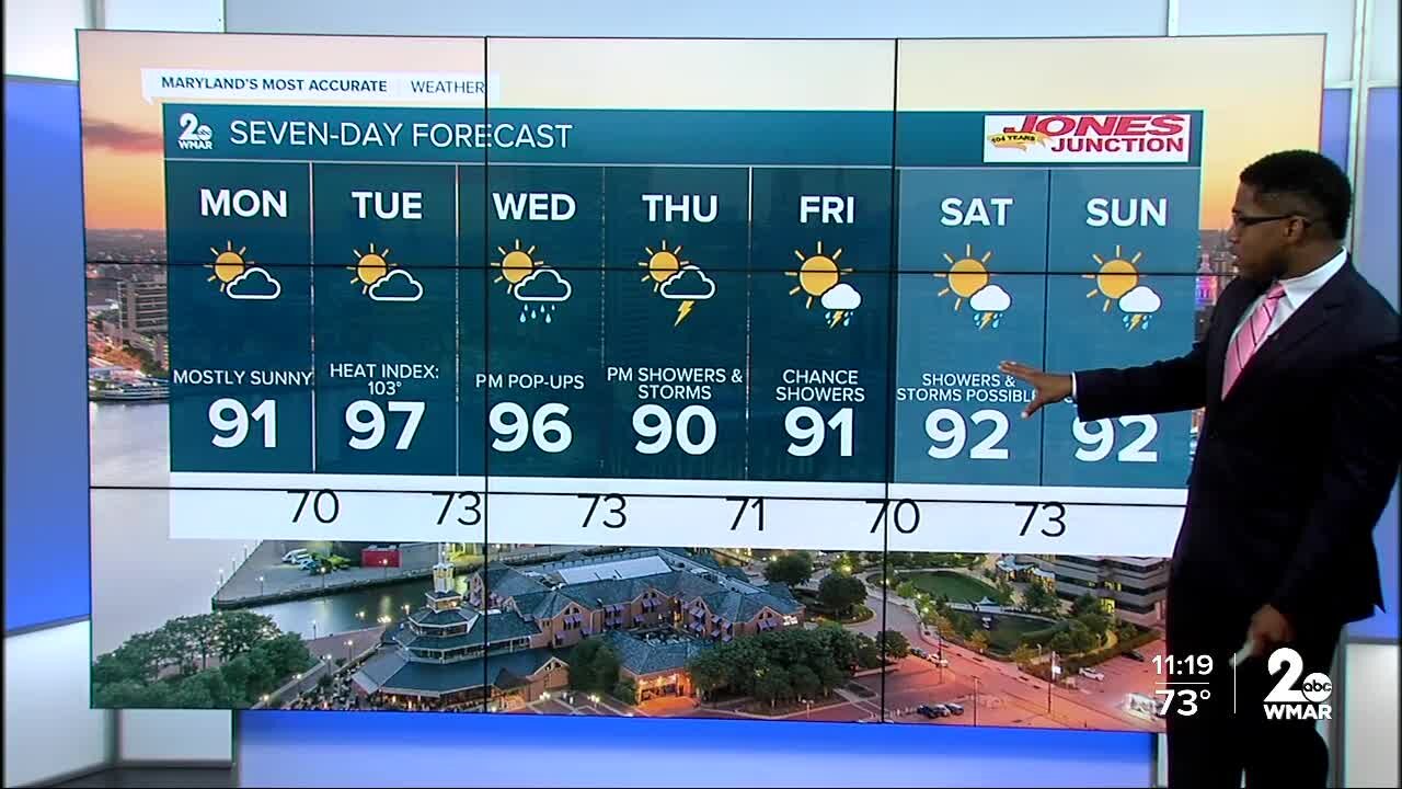 WMAR-2 News Weather at 11