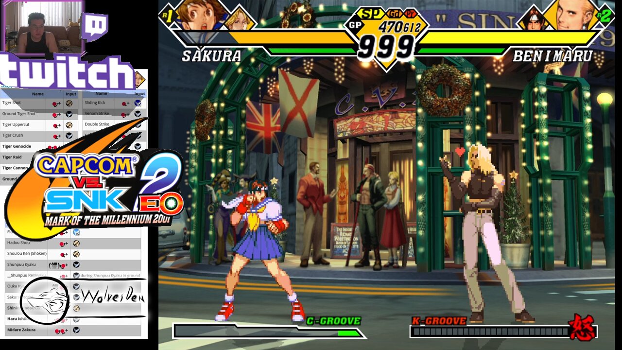 (GC) Capcom Vs. SNK 2 EO - 07 - Sagat, Sakura and King - Ratio mode - Level 8