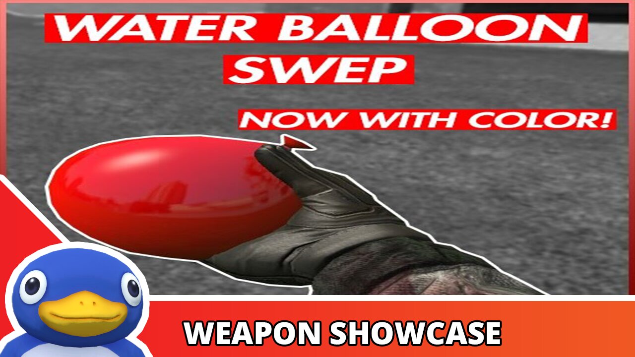 Water Balloon SWEP (GMOD Weapon Showcase)