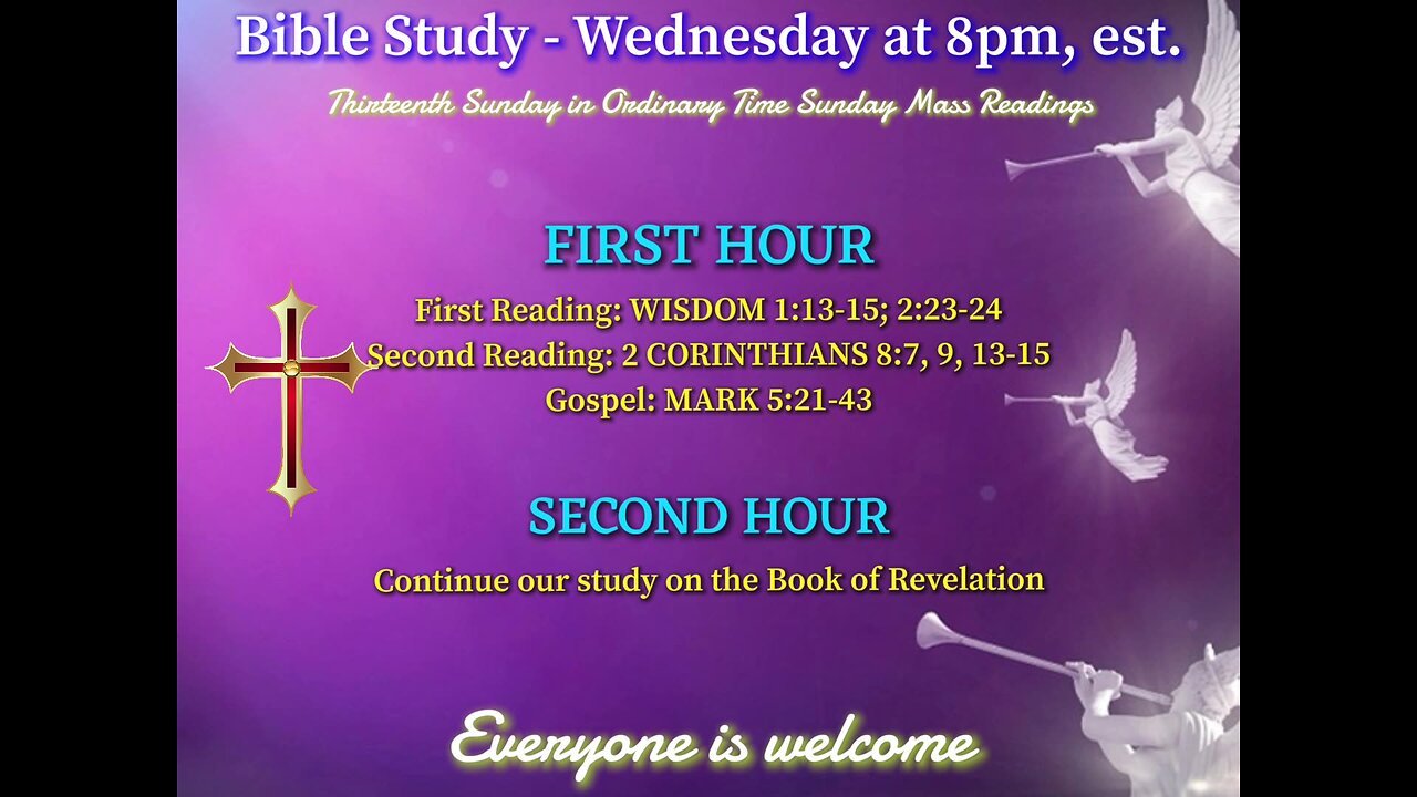 Bible Study with Bishop James Long, D. Min. OSB, OCR