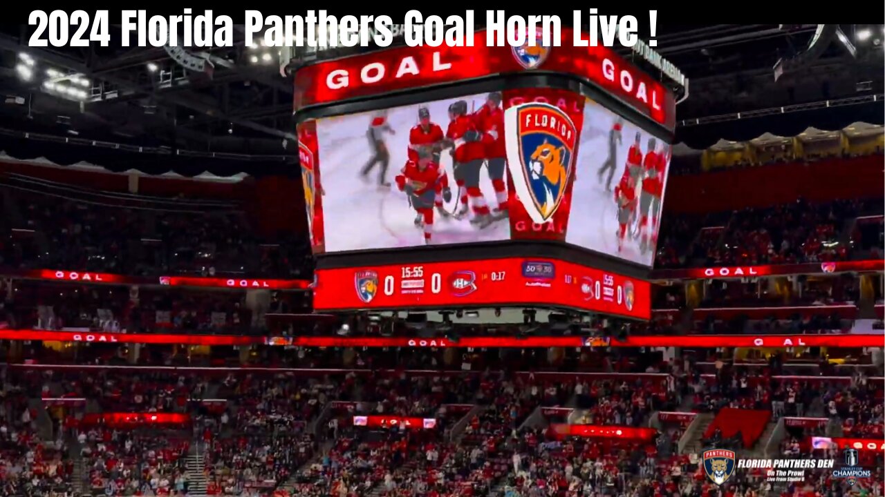 20204 Florida Panthers Goal Horn Live