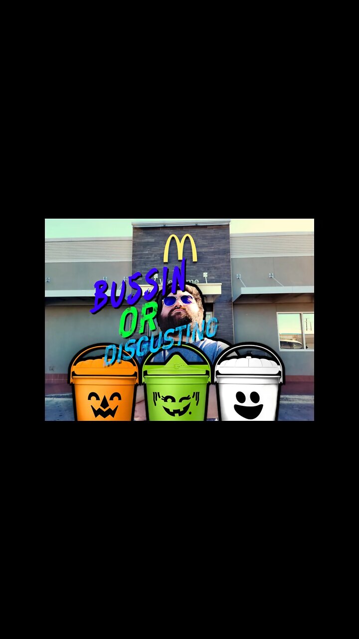 Trying Out McDonald's Spooky Pails Meal Bucket Bussin or Disgusting ...