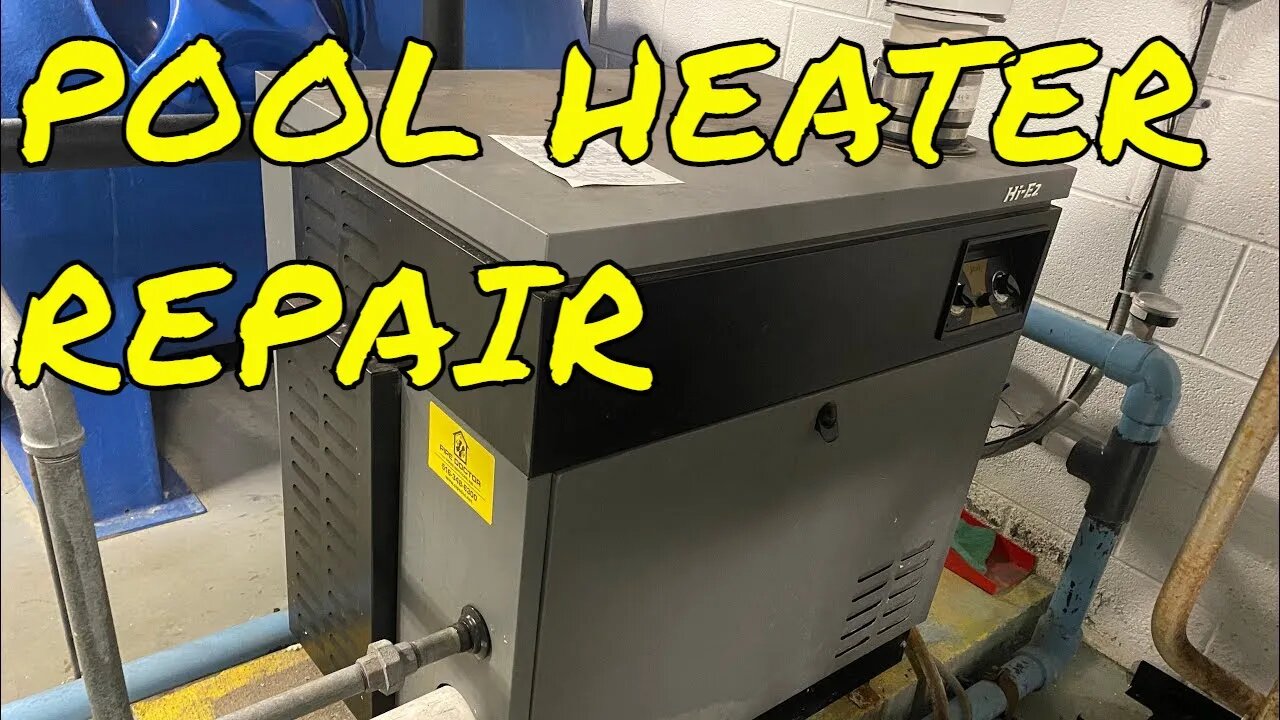 Jandy Hi-E2 Commercial Indoor Pool Heater Repair - Bad Negative ...