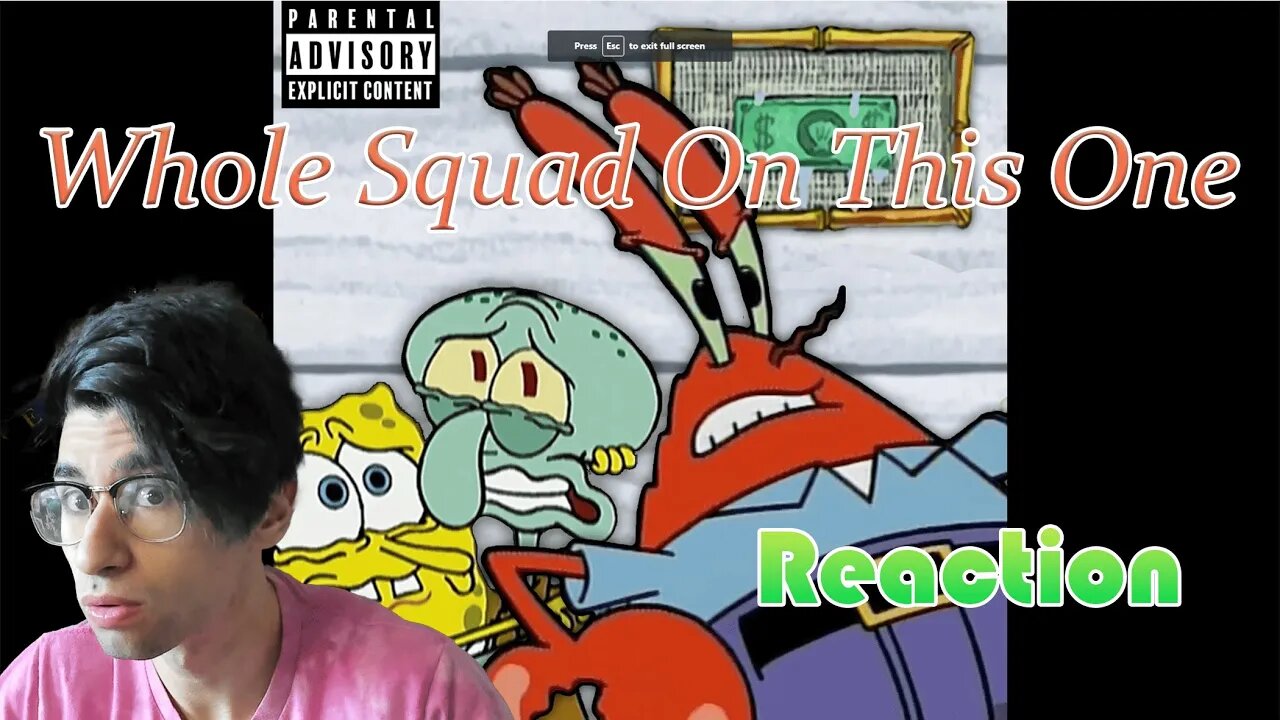 YoYo Reacts!! MR KRABS X SQUIDWARD X SPONGEBOB - ME MILLIONTH DOLLAR ...