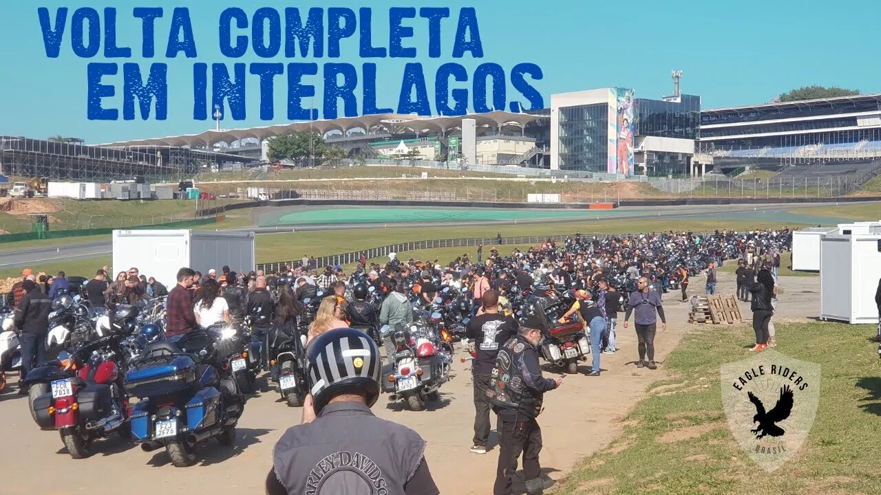 Uma volta completa no Autódromo de Interlagos de Harley Davidson - 4K