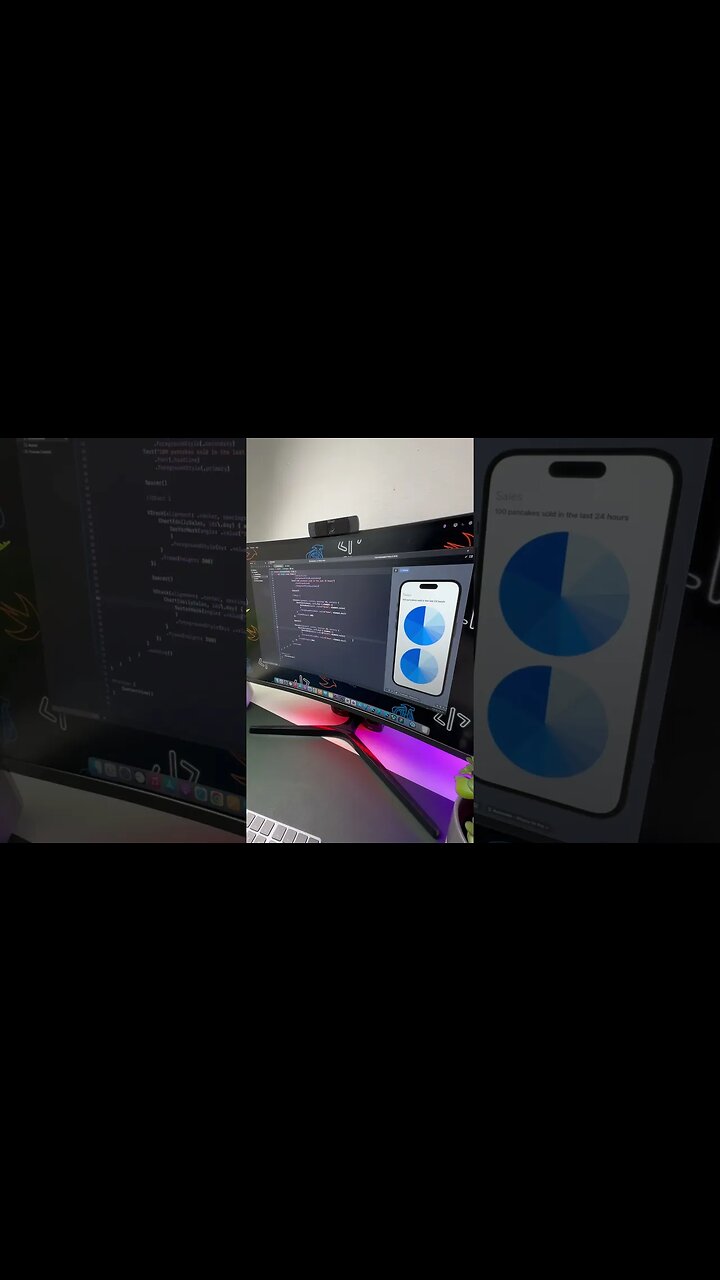 Donut Chart In Swiftui Charts Donuts Swiftuicharts Ios17 Iosui