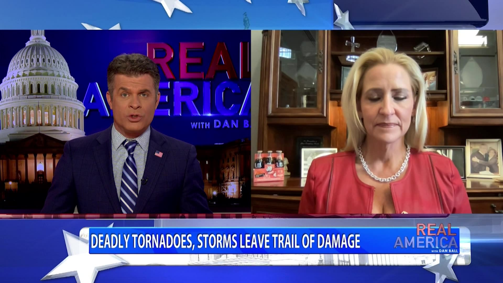 REAL AMERICA -- Dan Ball W/ Lt. Gov. Leslie Rutledge, Tornadoes Rip ...