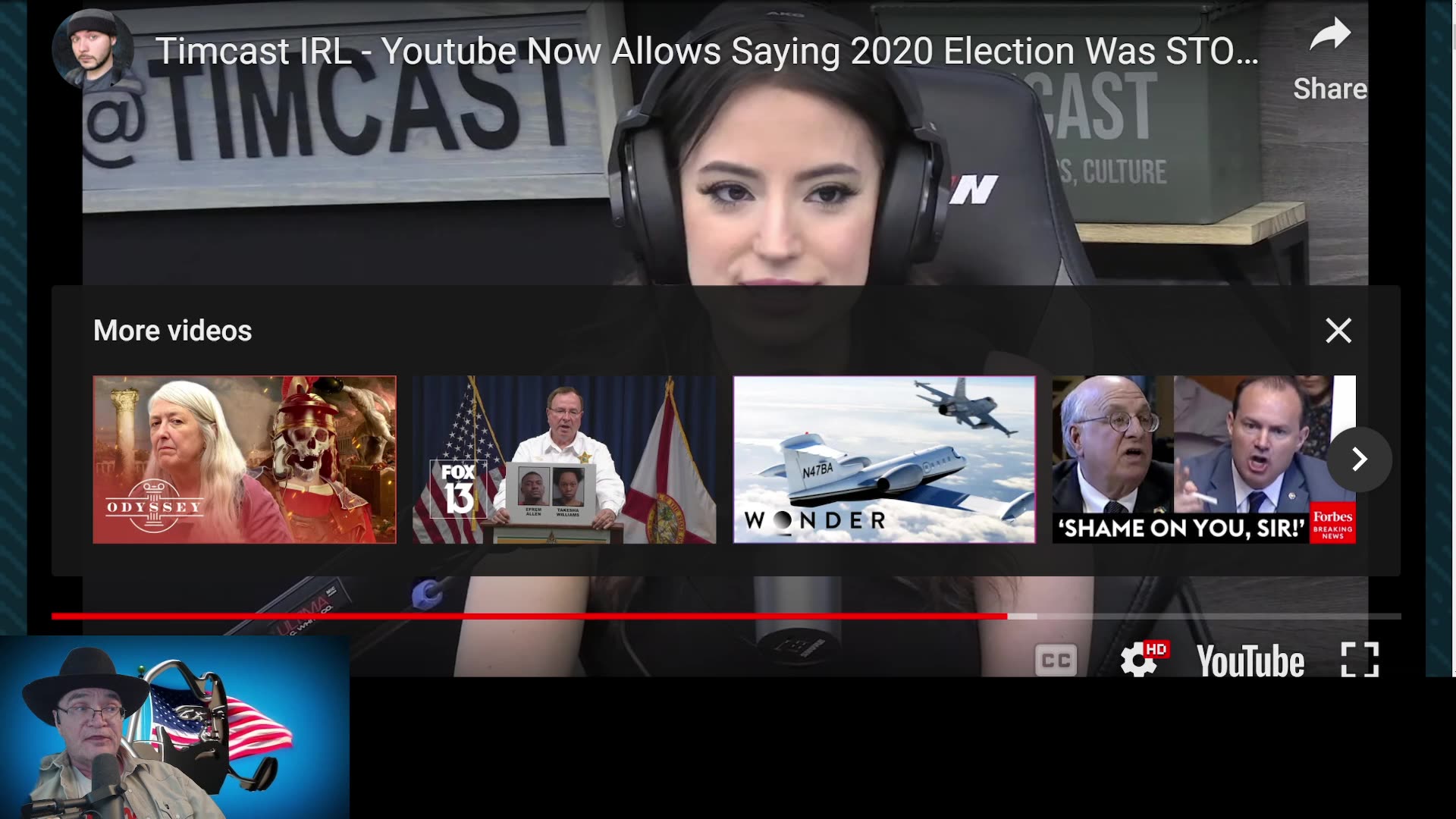 Ep. 553 It's Time For Friday's "All Hat, No Cattle Timcast IRL Watch ...