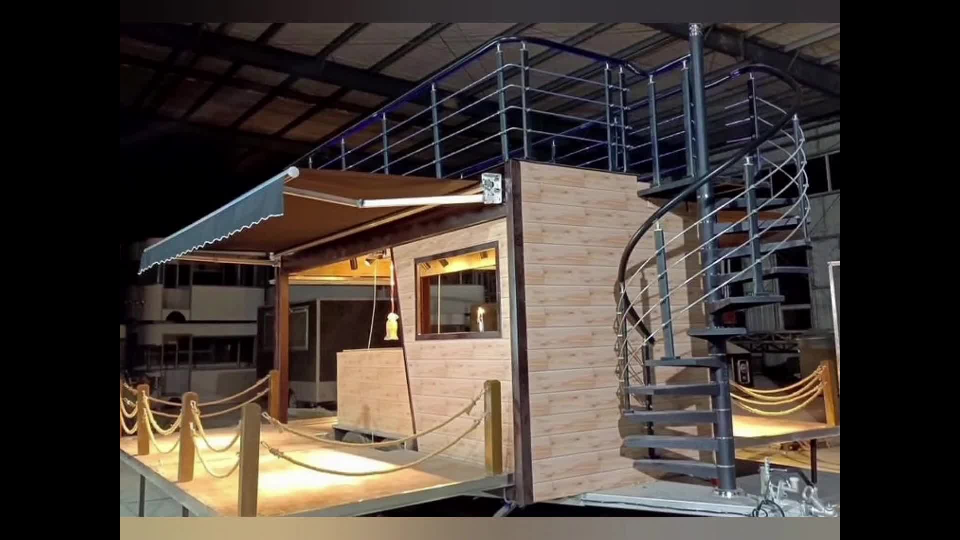 Customized Mobile Event Trailer with Concession Area and 3 Performance ...