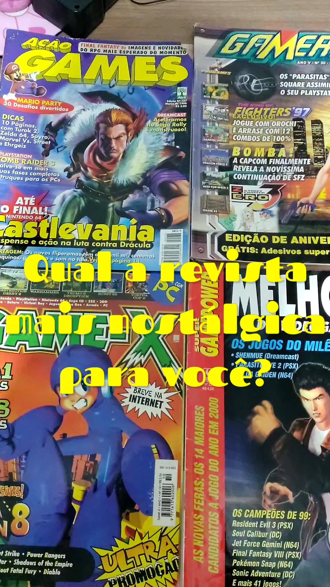 Qual a sua revista gamer que te marcou mais época!