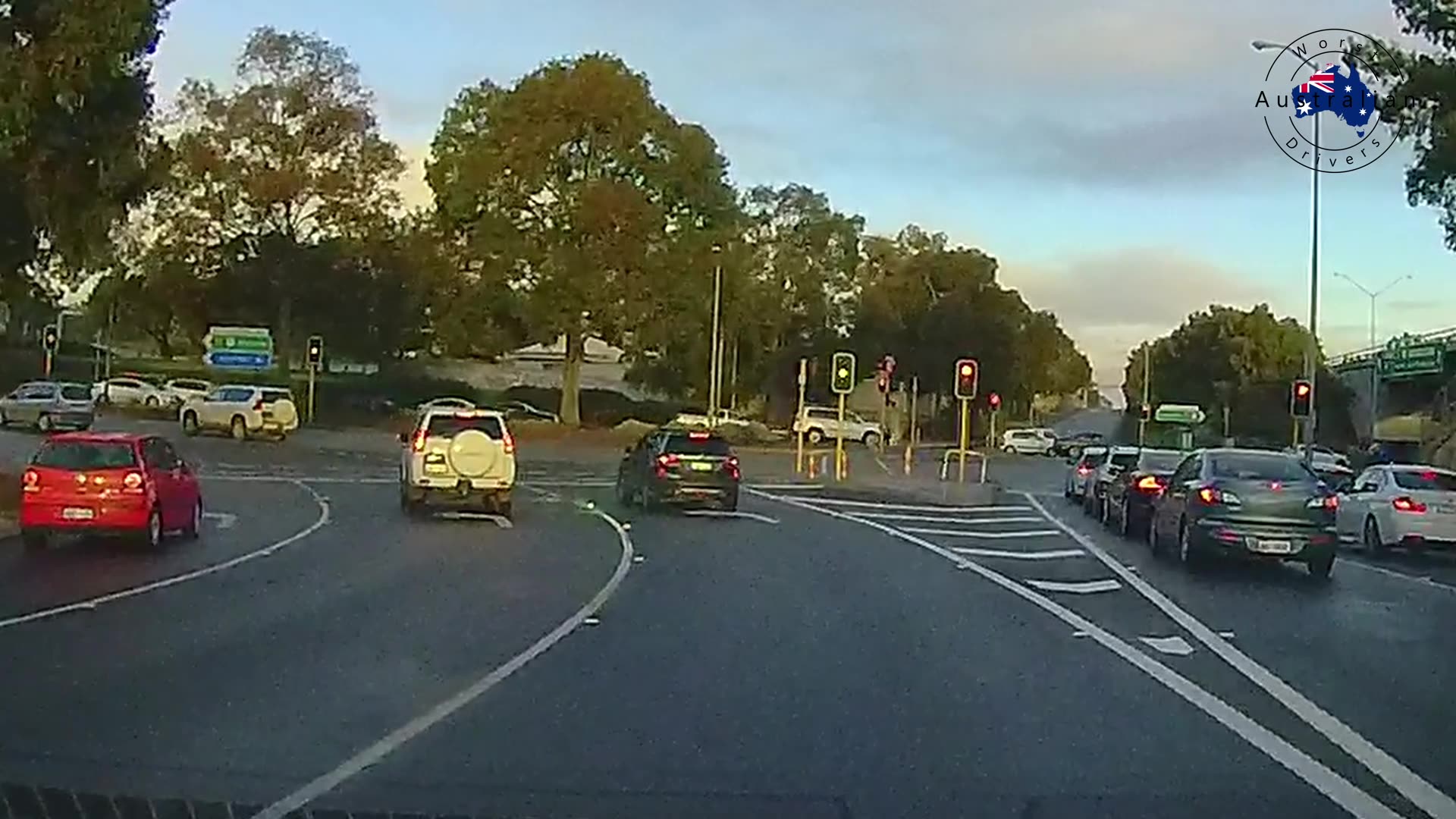Red light runner and a queue cutter