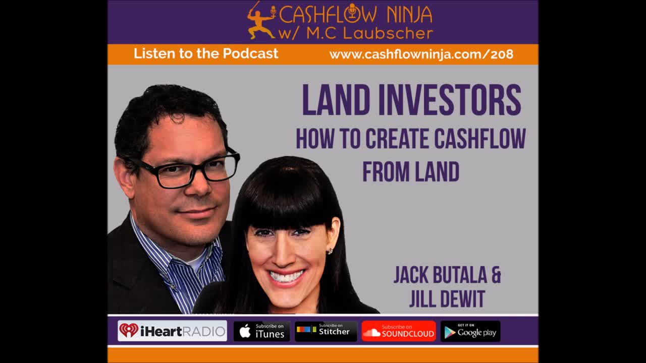 Jack Butala & Jill DeWit Discuss How To Create Cashflow From Land