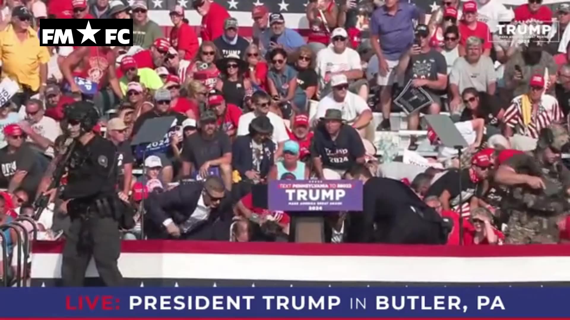 Trump's psychedelic circus of crazed Americana: KENNEDY's front-row ...