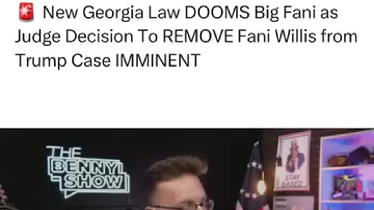 New Georgia Law DOOMS Big Fani as Judge Decision To REMOVE Fani Willis ...