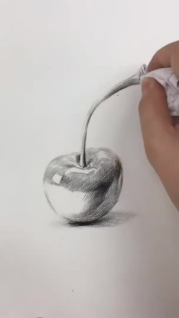Amazing Pencil Drawing 3D Art | Satisfying Drawing Apple