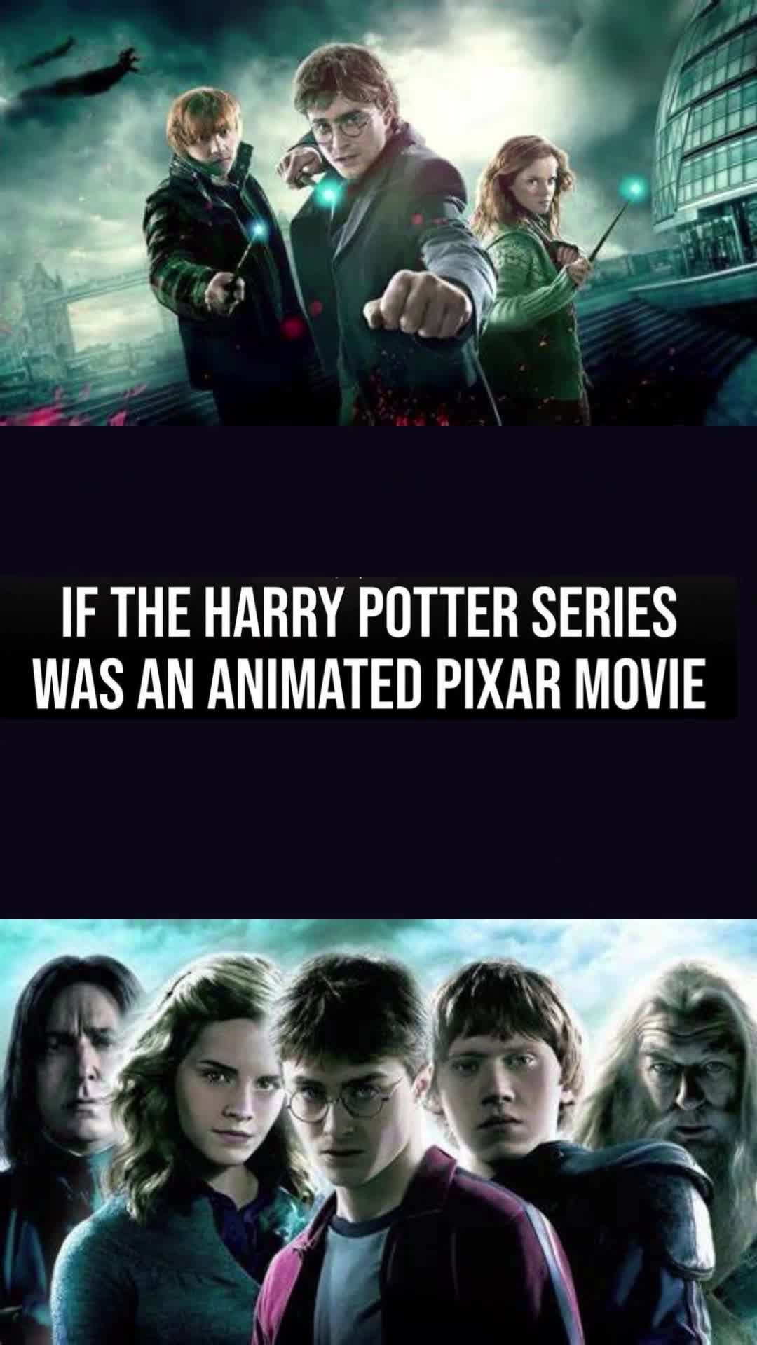 If Harry Potter Had Been an Animated Movie: The Characters | PIXAR ...
