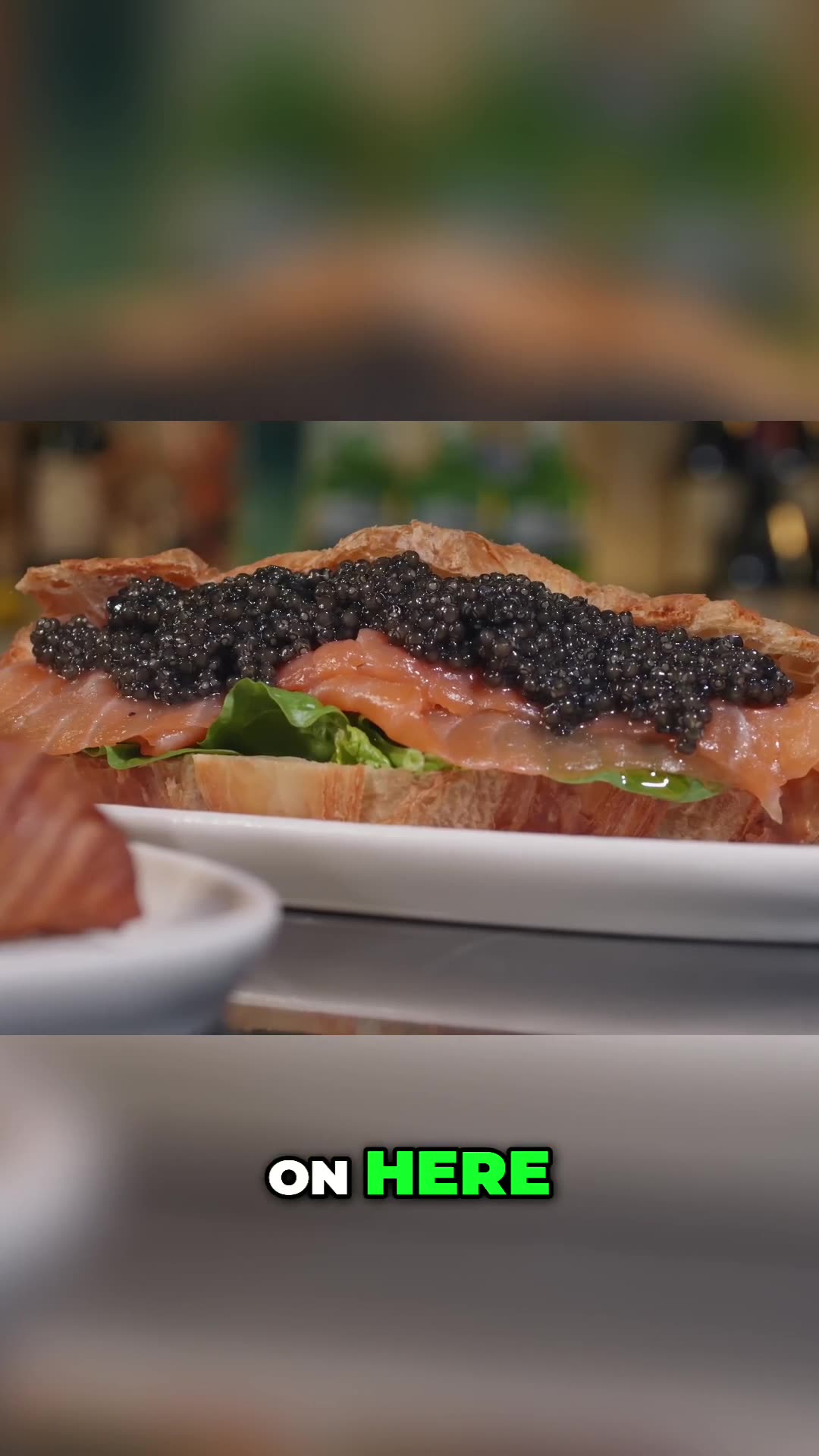 The Most Expensive Sandwich Ever! Luxury Croissant with Caviar, Salmon ...
