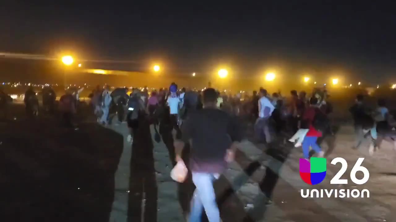 Footage has been released of migrants wreaking havoc at the Southern ...