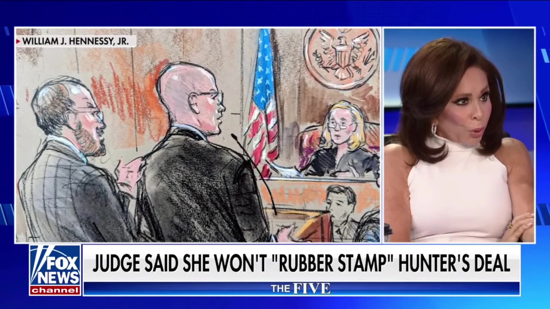 Spliced Clip: Judge Jeanine Pirro & Glenn Beck on Hunter Biden Plea ...