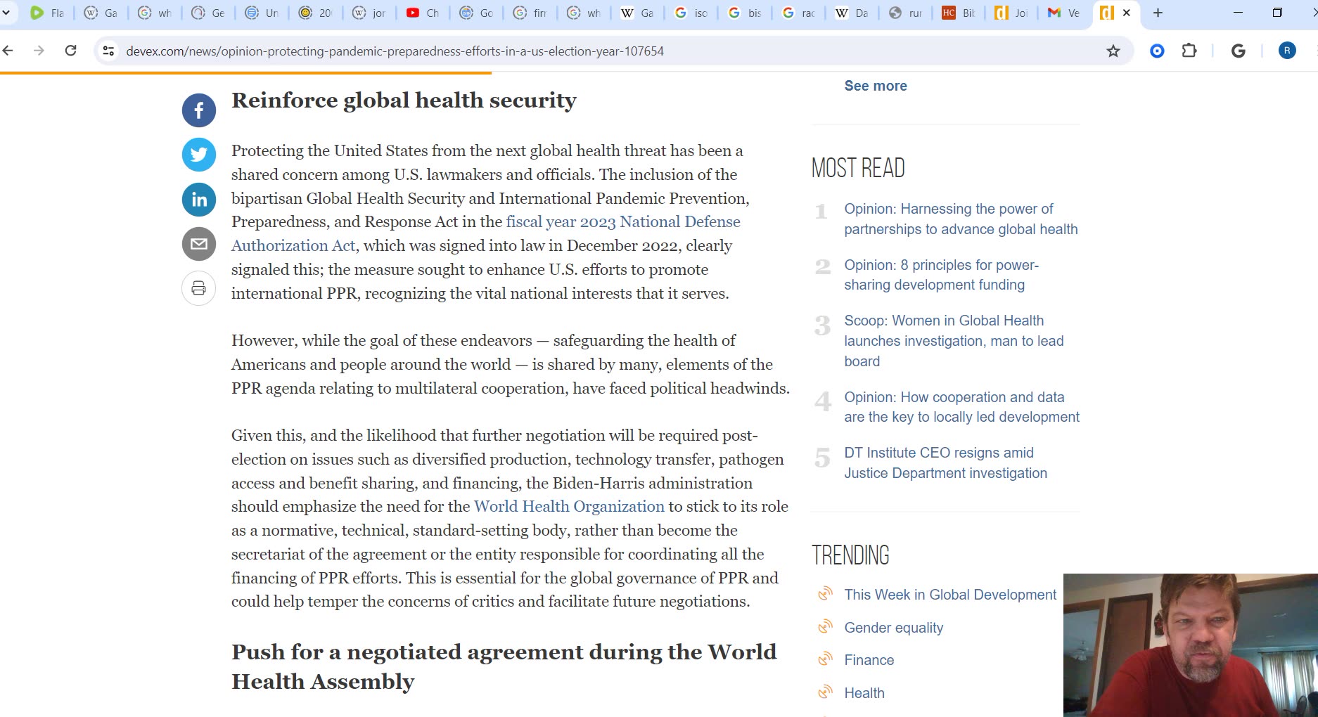 Pandemic Preparedness Treaty
