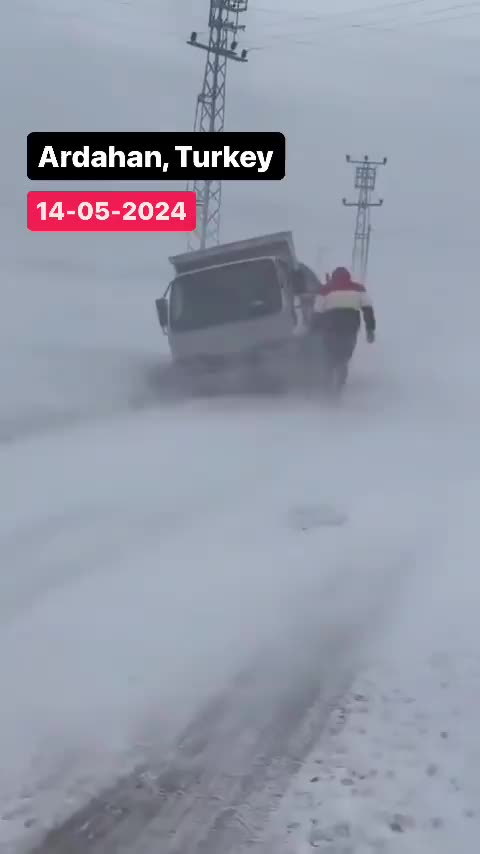 Meanwhile in Turkey A snow storm