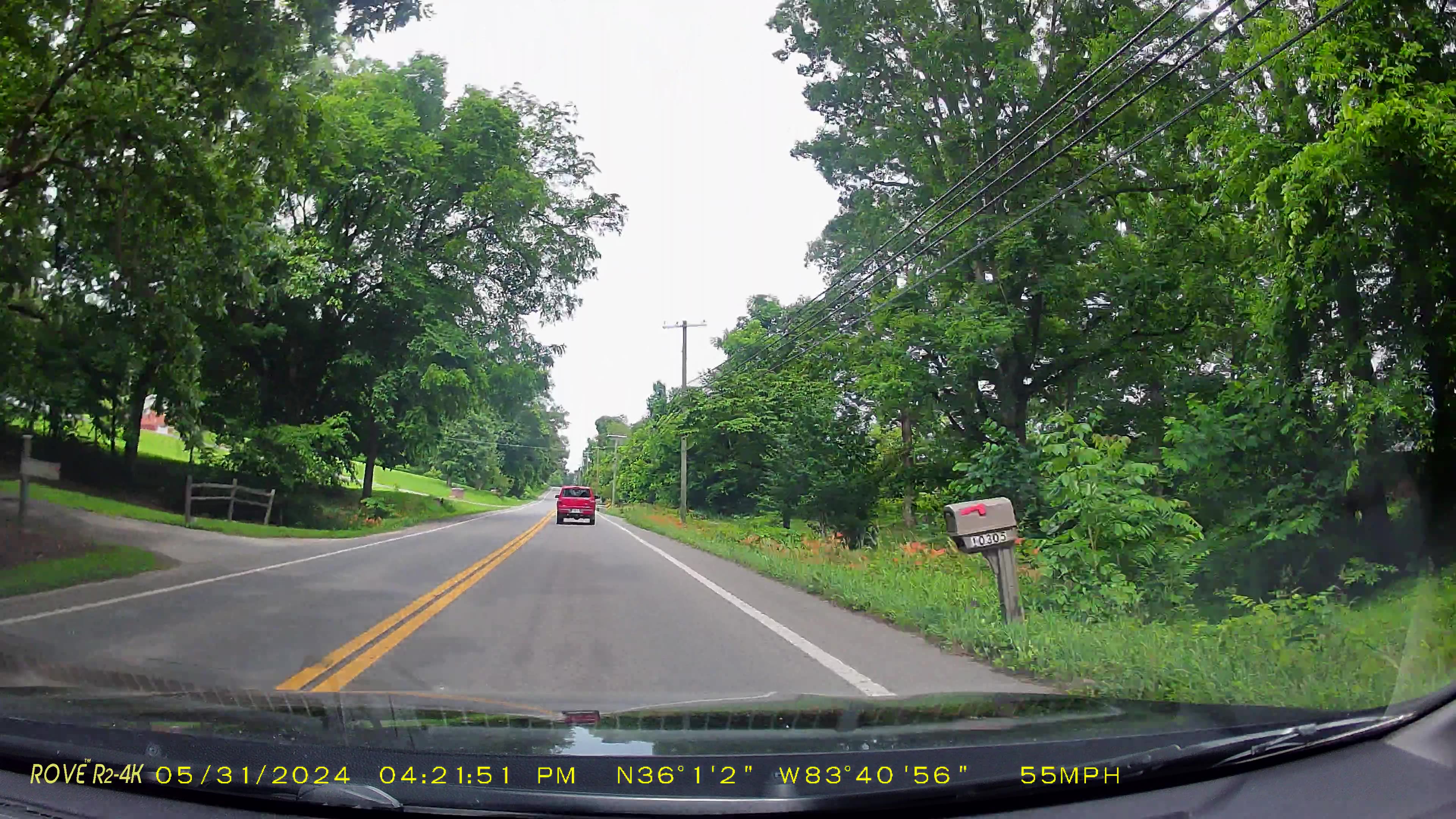 Taking the back roads home