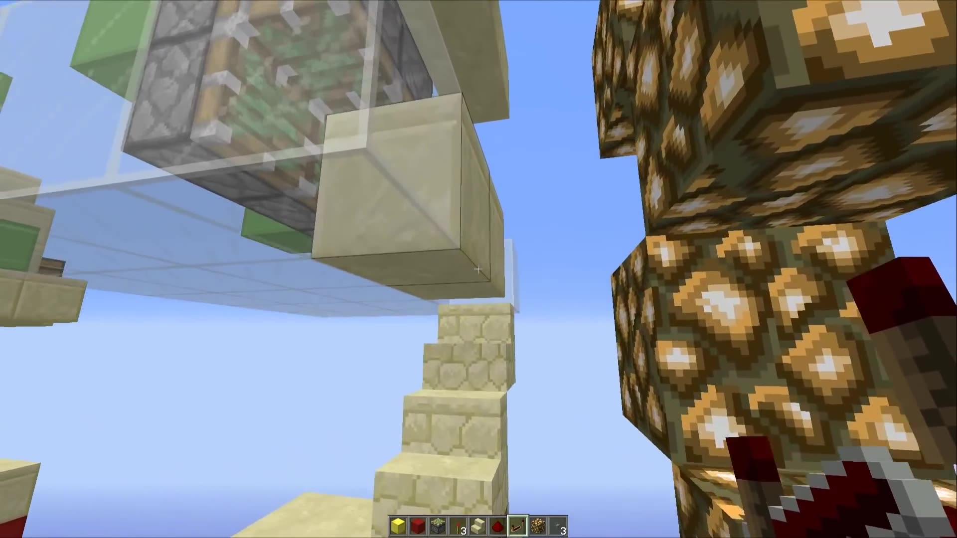 Minecraft: Fancy Drop Down Staircase