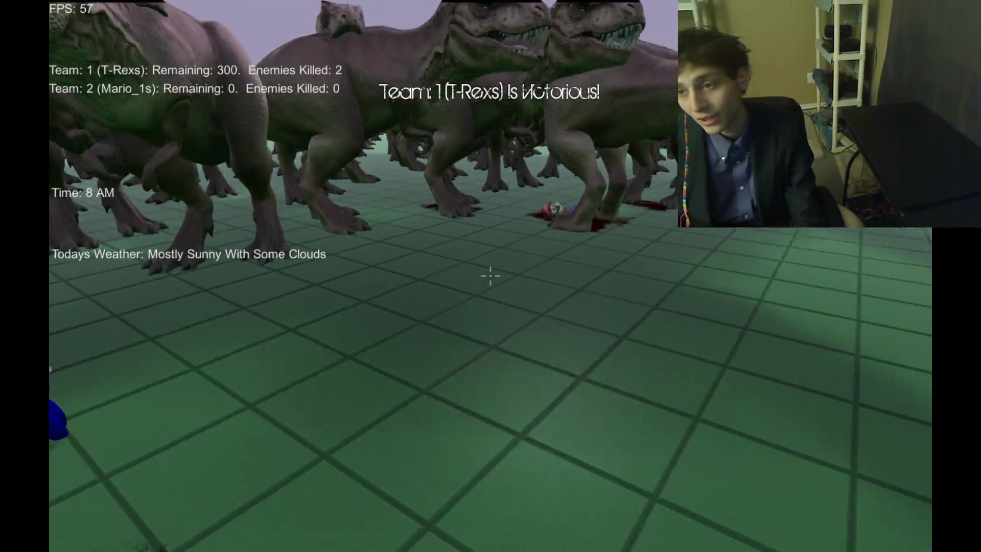 Mario And Sonic The Hedgehog VS 300 T-Rex Dinosaurs In An Ultimate Epic ...