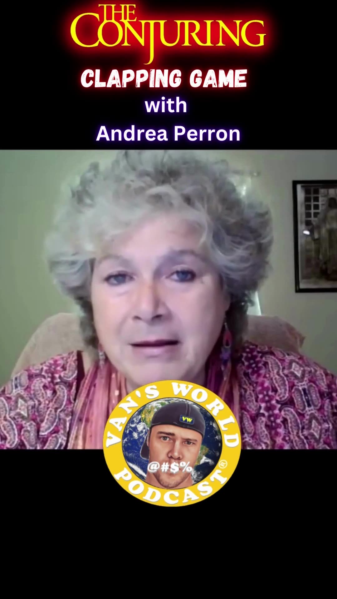 The Conjuring Clapping Game with Andrea Perron - Shorts