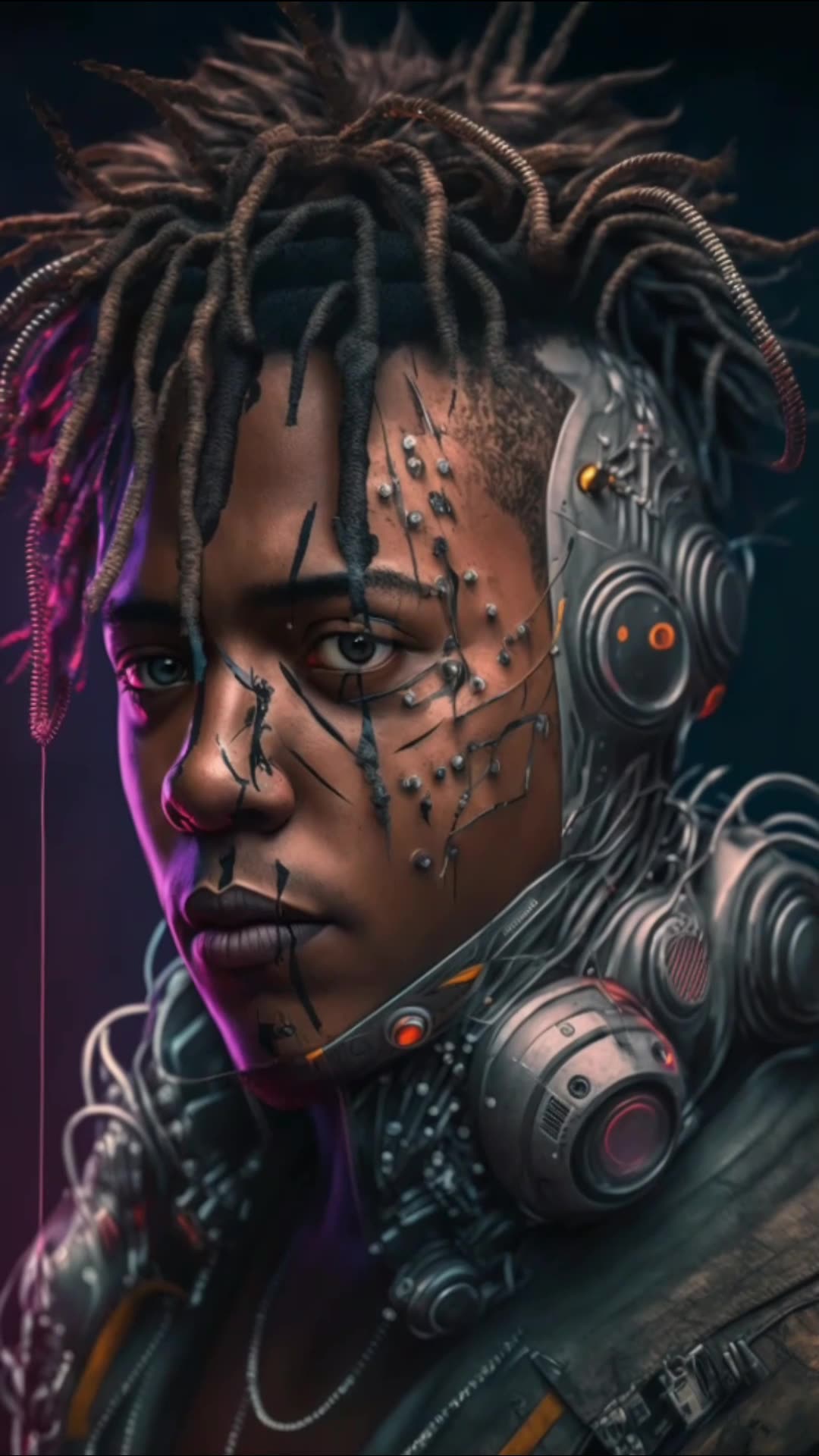 AI Depicts Juice WRLD in a Futuristic World
