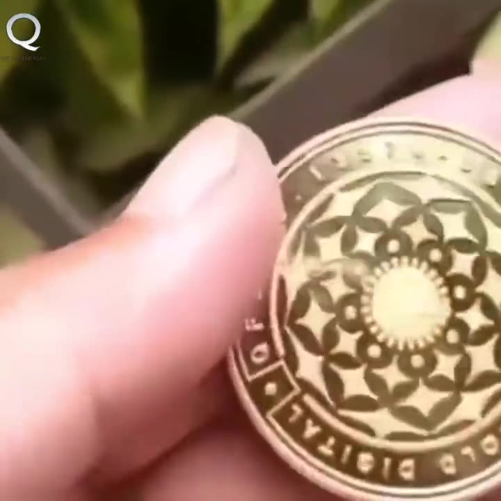 Gold Backed QFS Coin presented at BRICS South Africa