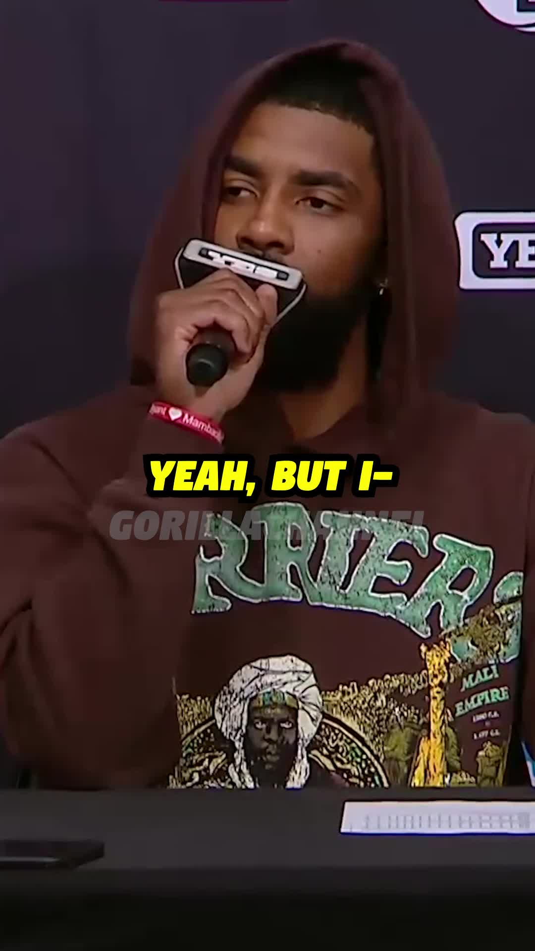 Kyrie Irving claps back at reporter for asking him why he 'promotes ...