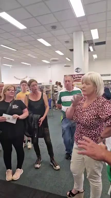 Direction action Drogheda Library with Andy Ross and Team