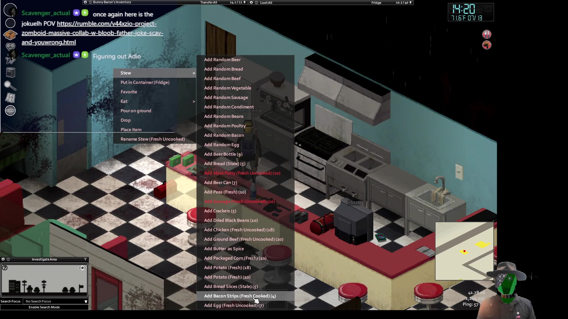 [Project Zomboid] Fighting The Intrusive Thoughts Collab The boring POV