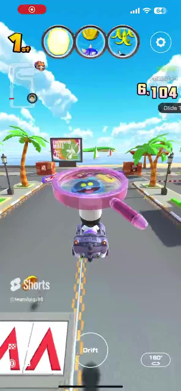 Mario Kart Tour - Magnifying Glass Gameplay (Doctor Tour 2024 Spotlight Shop Reward Glider)