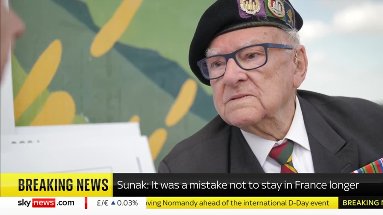'Are we a five minute wonder_' D-Day veteran Ken Hay asks Sky's Adam ...