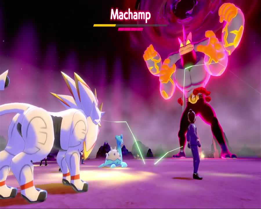 Pokemon Sword & Shield - Gigantamax Machamp Max Raid Battle Gameplay