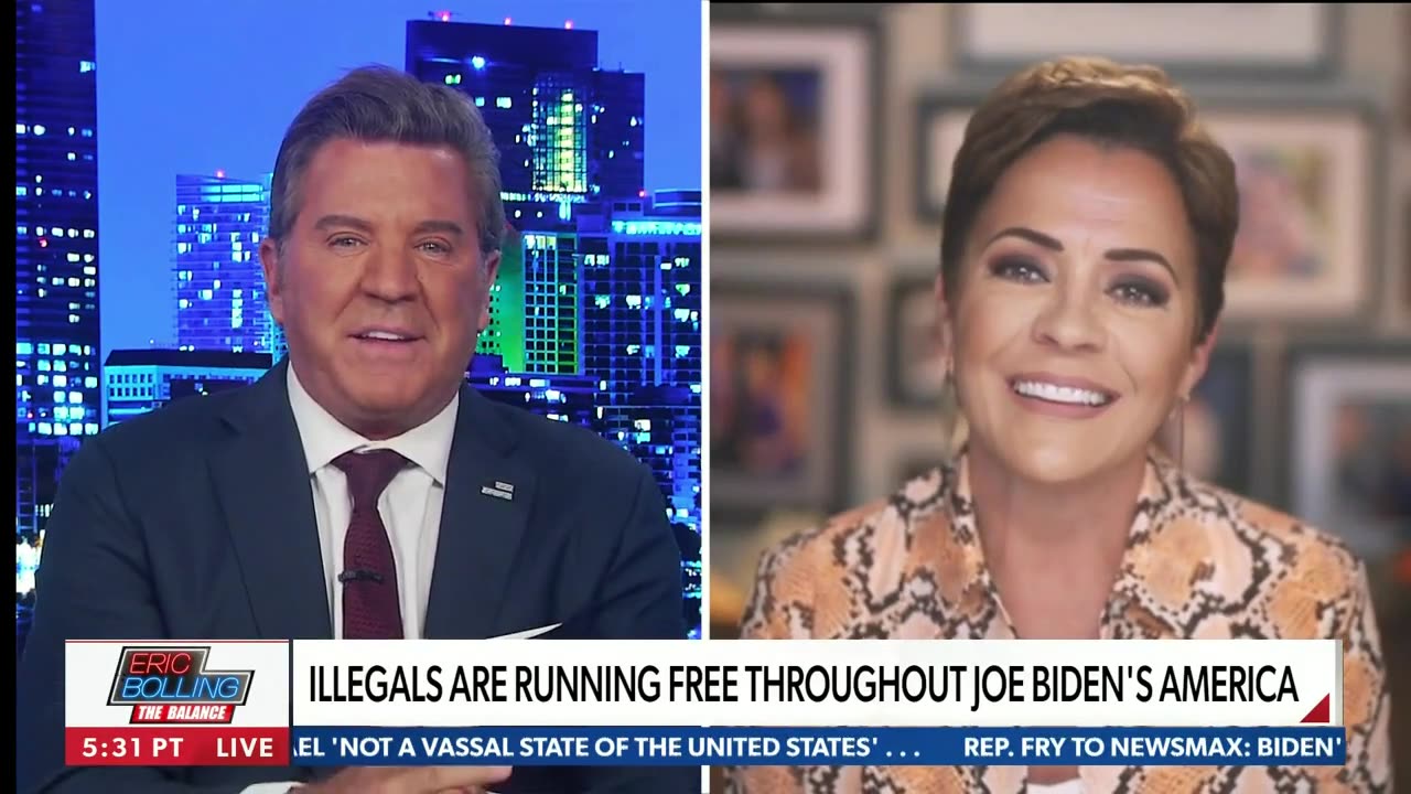 Kari Lake Joins Eric Bolling to talk Biden's Awful Record And Failing ...