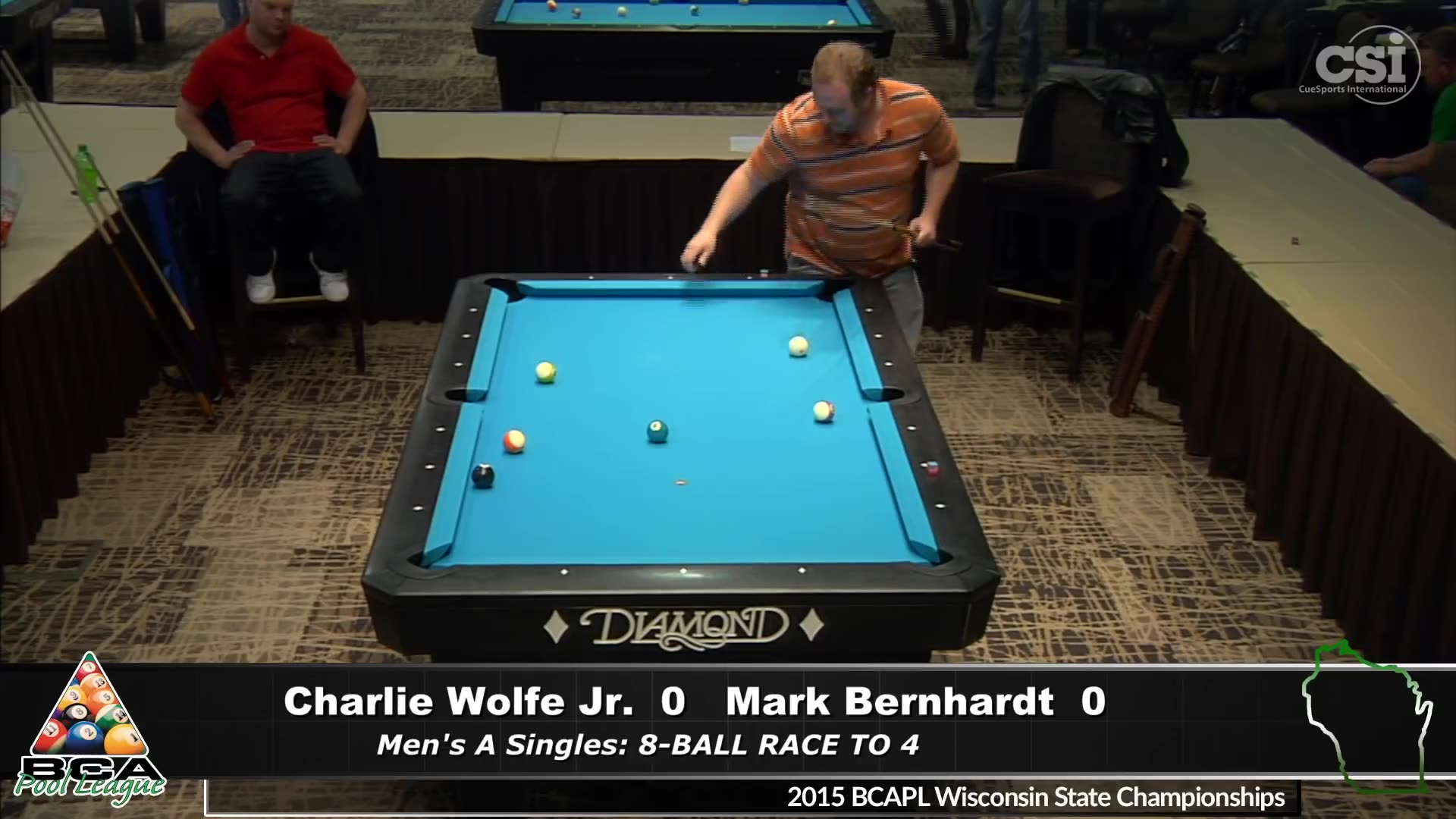 Charlie Wolfe Jr. vs Mark Bernhardt 2015 BCAPL Wisconsin State ...