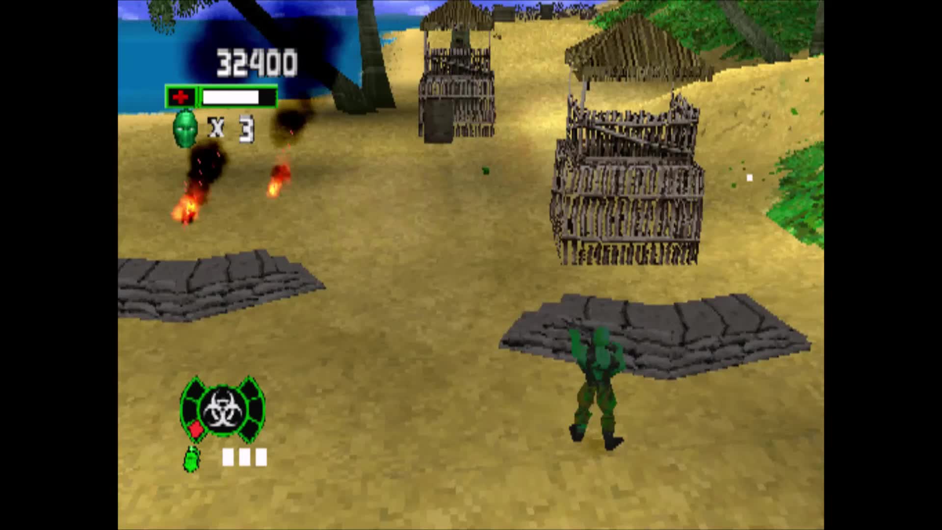Storming the Beaches of Army Men: Green Rogue (PS1) Gameplay Presentation